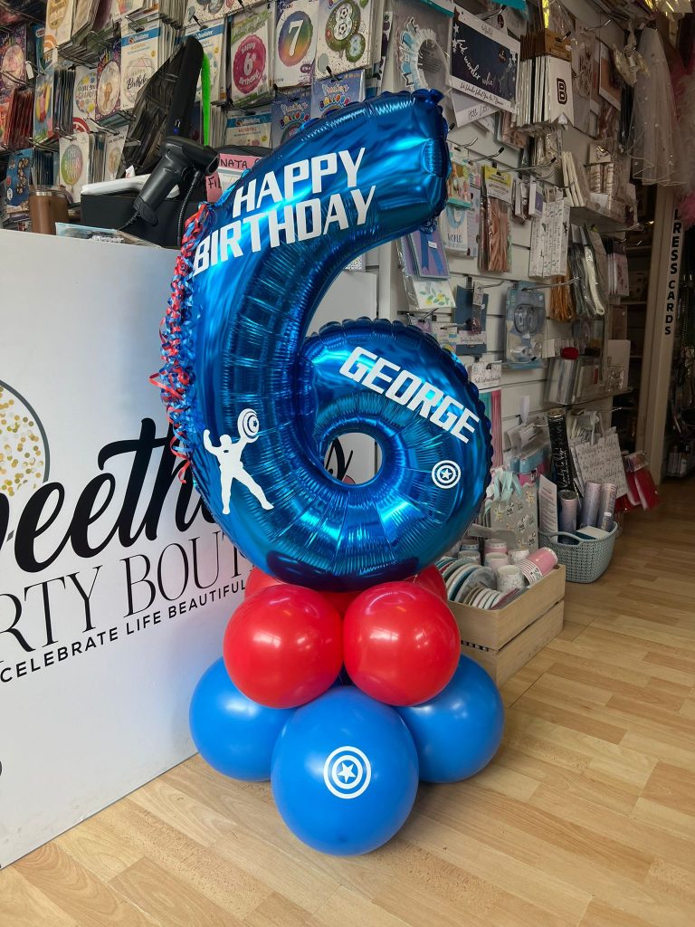 DIY Balloons - Build a Balloon Number Stack - Captain America ...