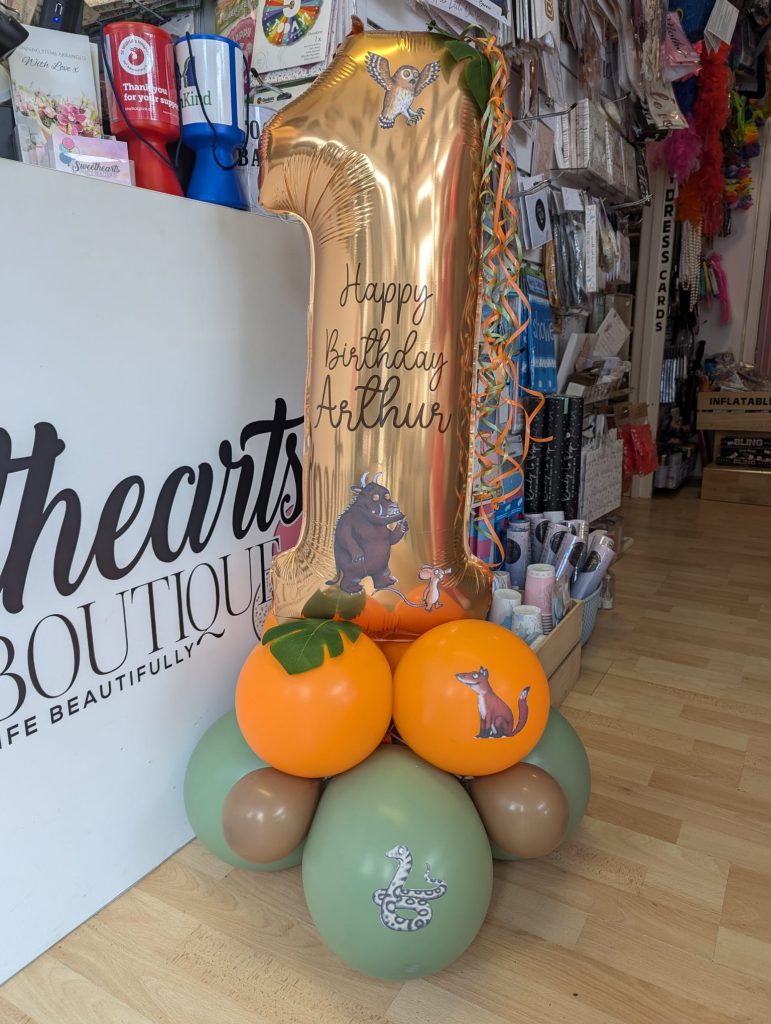 DIY Balloons - Build a Balloon Number Stack - Gruffalo - Sweethearts ...